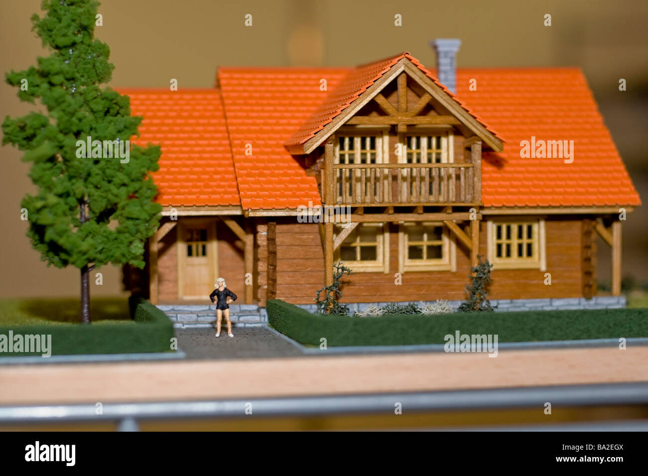 Model of a house Stock Photo - Alamy