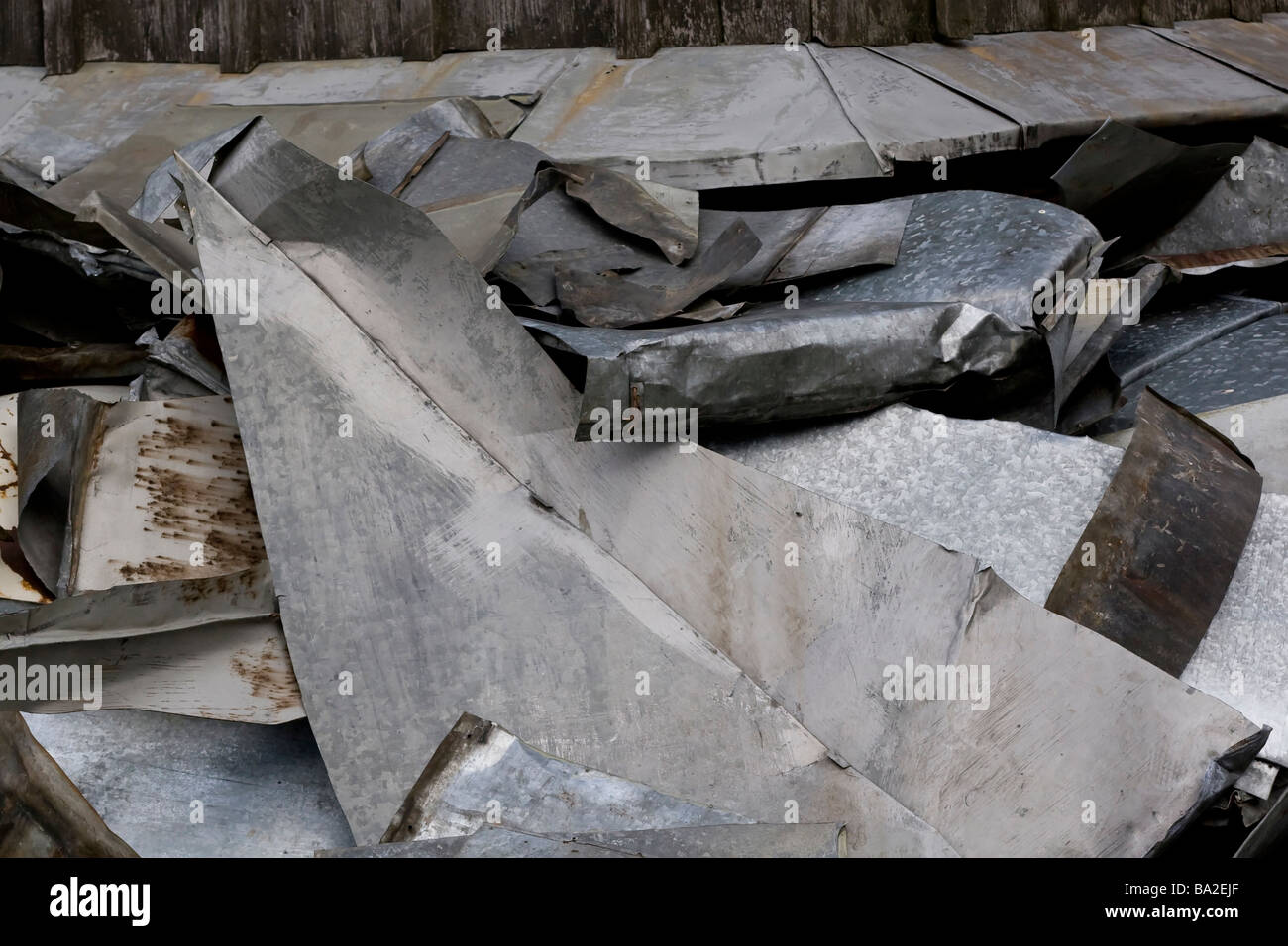 Obsolete sheet metal plates Stock Photo - Alamy
