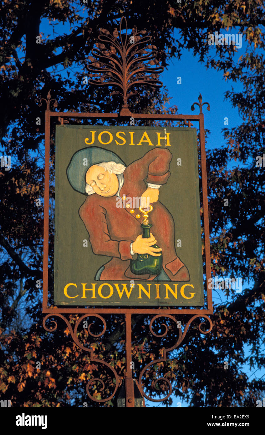 Chownings Tavern Sign in Colonial Williamsburg Stock Photo - Alamy