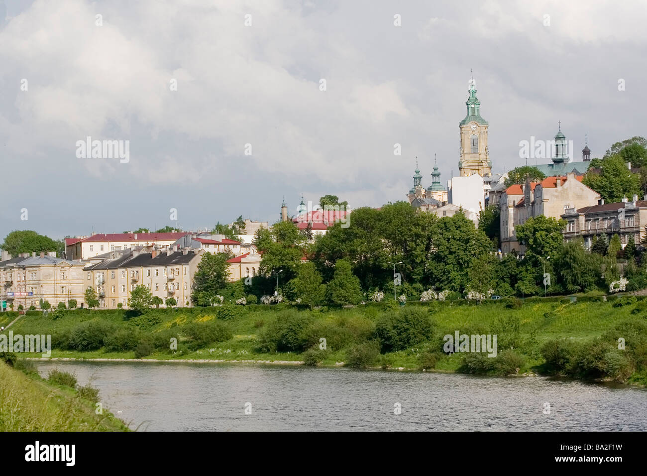 Poland, View of Przemysl and San river Stock Photo - Alamy
