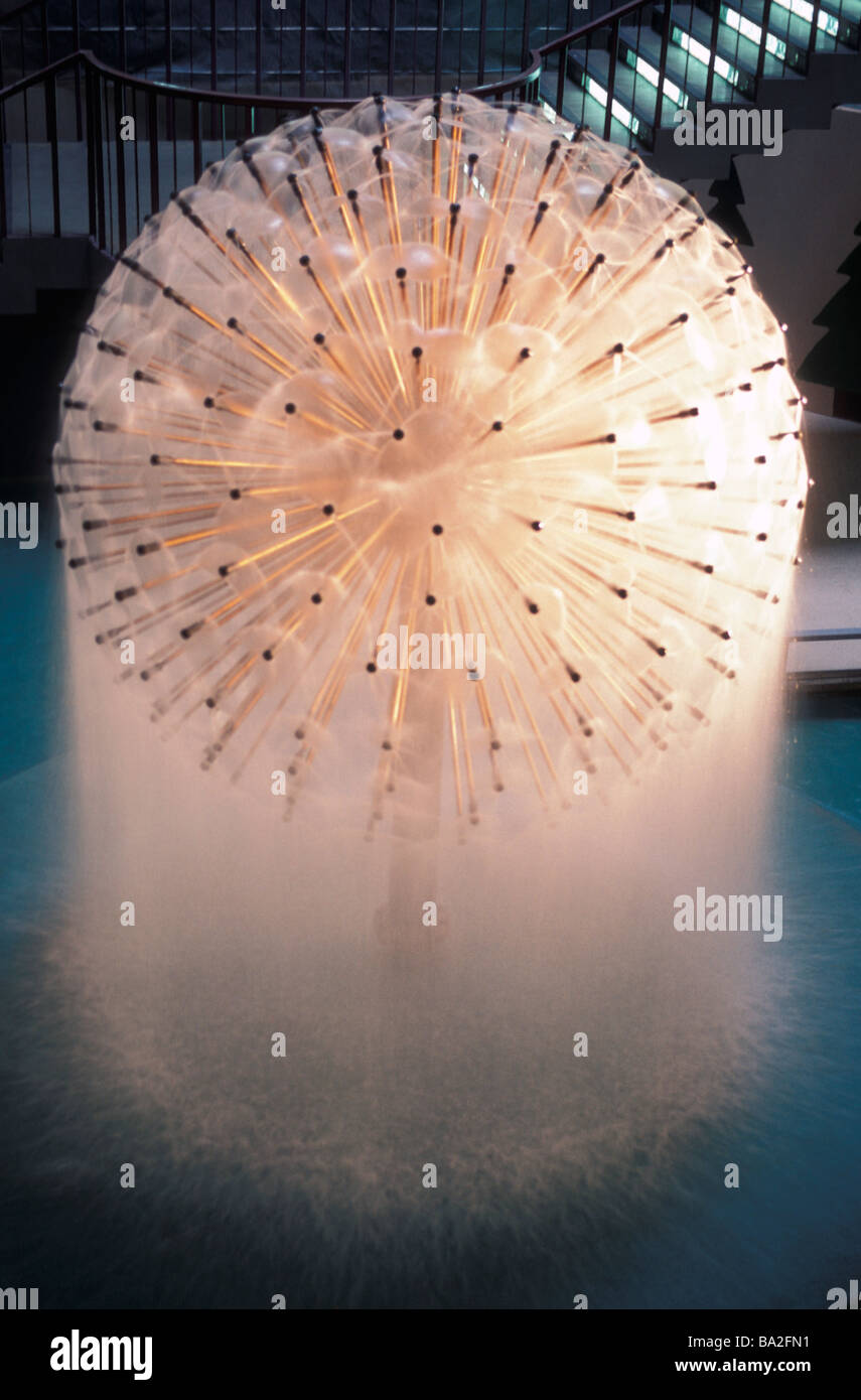 Dandelion Fountain in Seattle Center Stock Photo - Alamy