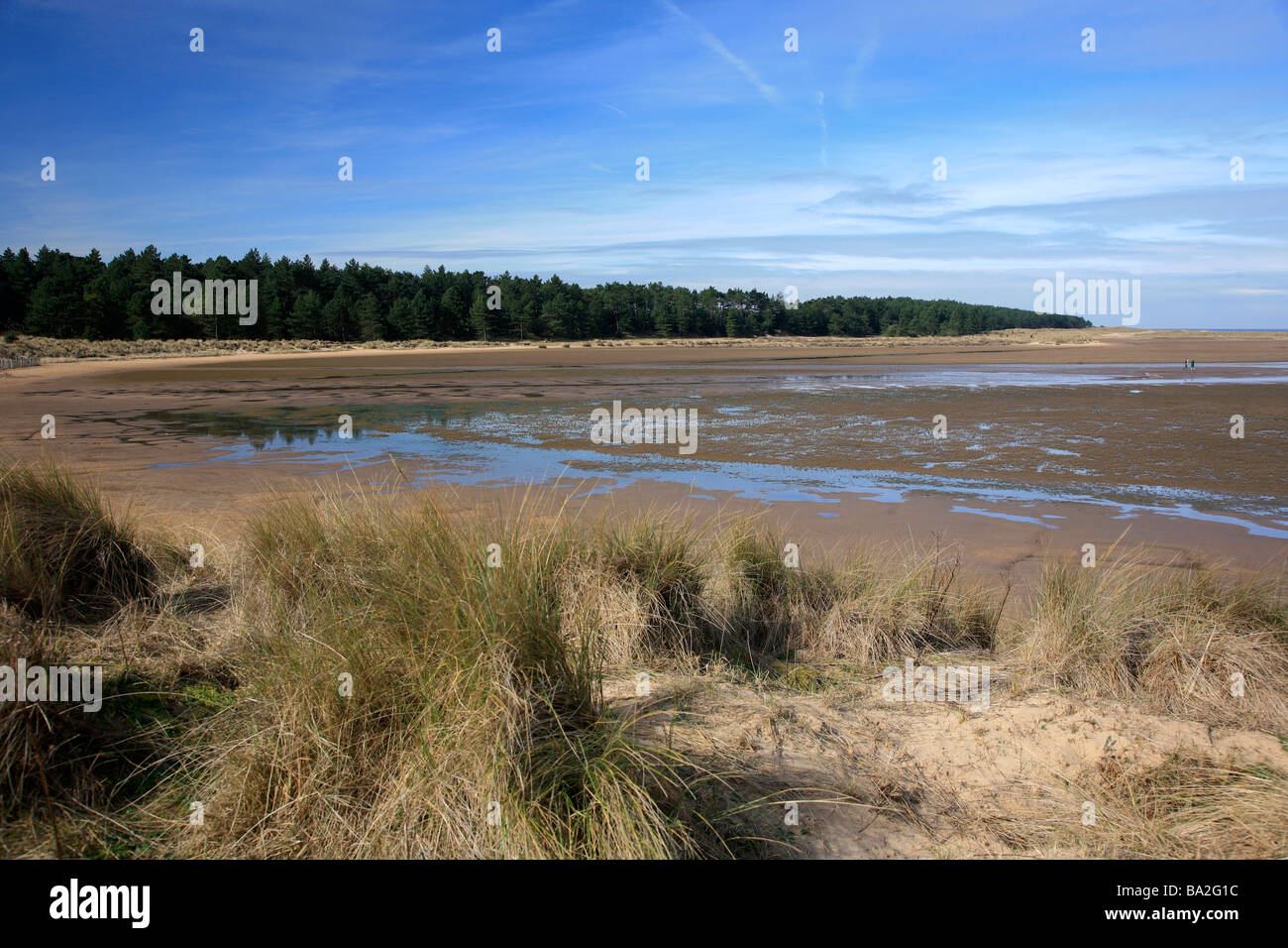 Sand Dunes Holkham Bay Beach National Nature Reserve Peddars way North ...