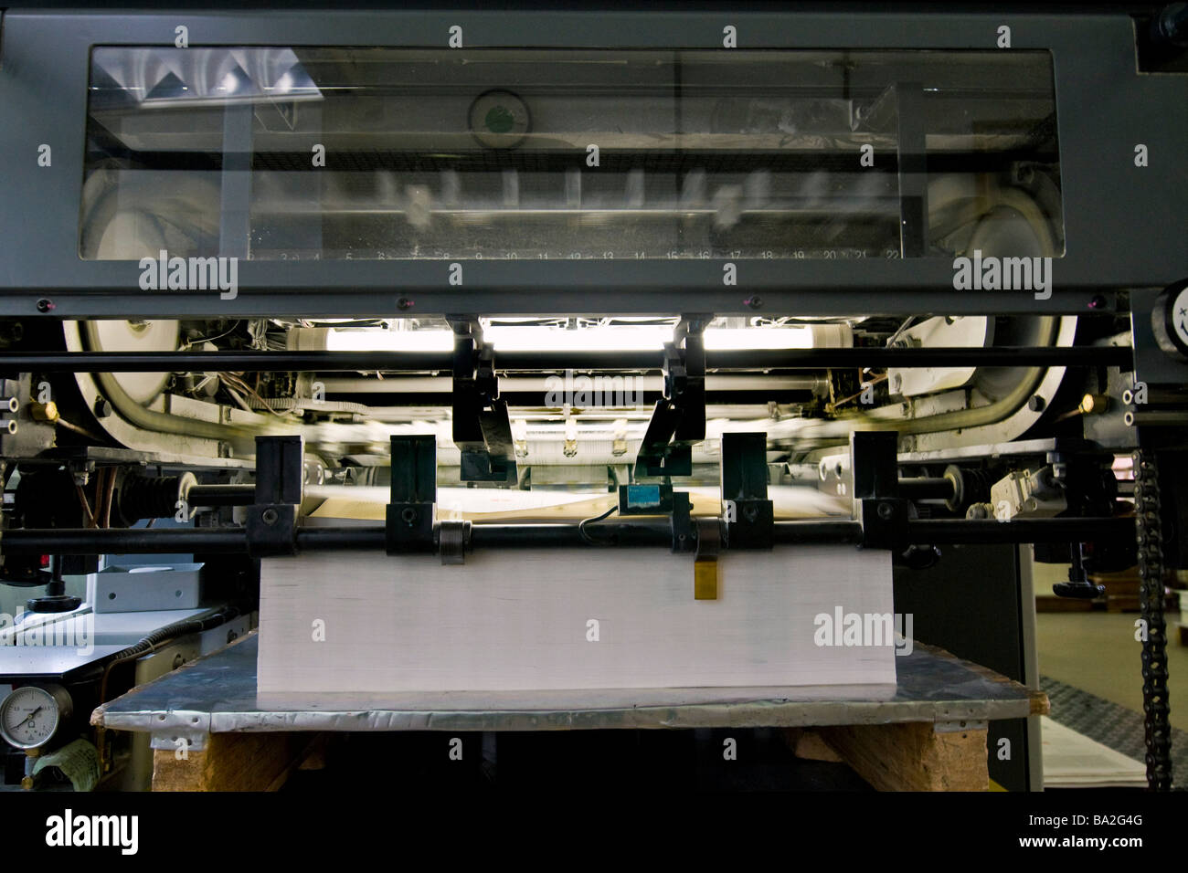Typography printing machine Stock Photo - Alamy