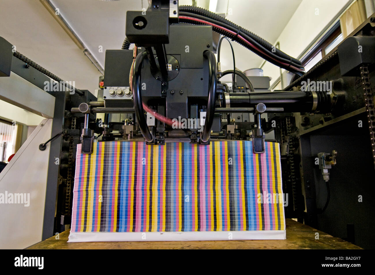 Typography printing machine Stock Photo - Alamy