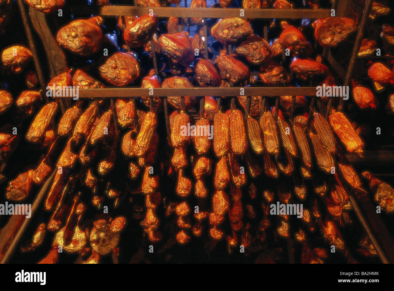 Raucherwurste hi-res stock photography and images - Alamy