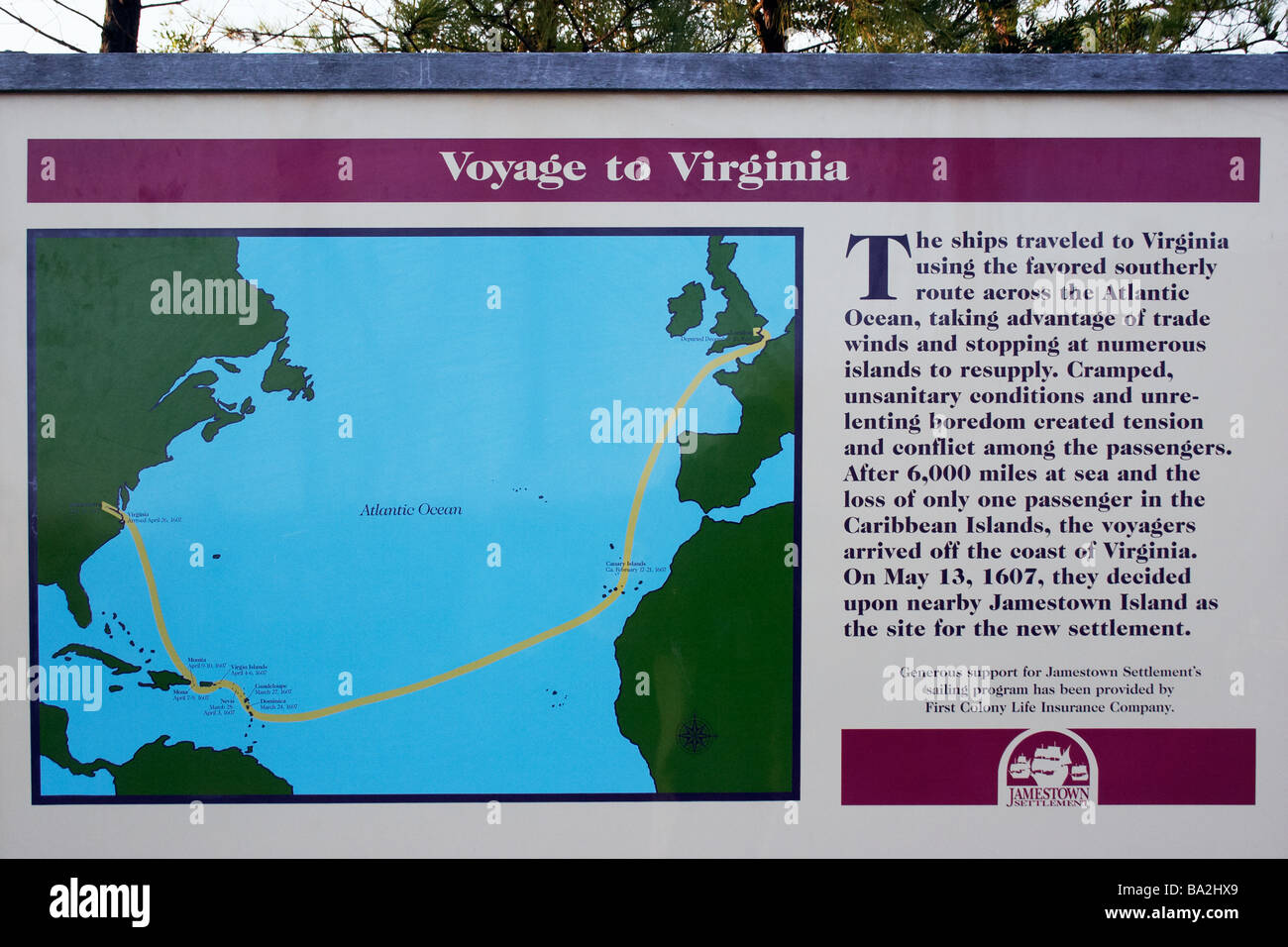 Settlers jamestown hi-res stock photography and images - Alamy