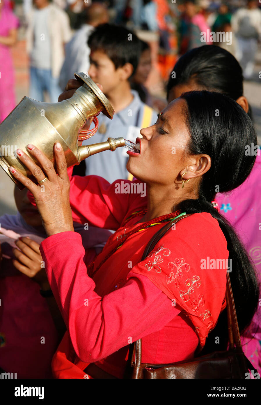Nepal national dress hi-res stock photography and images - Alamy