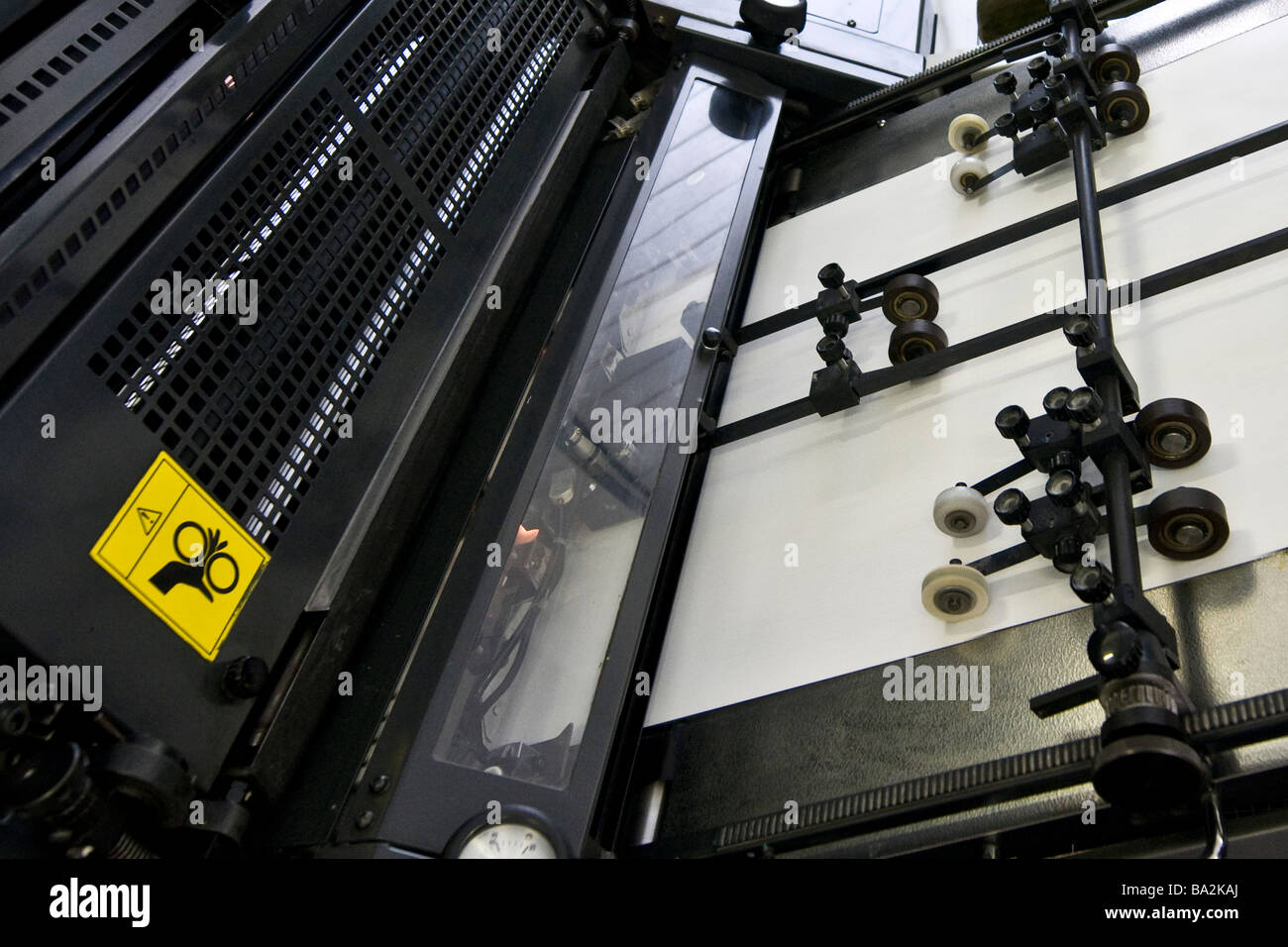 Typography printing machine Stock Photo - Alamy