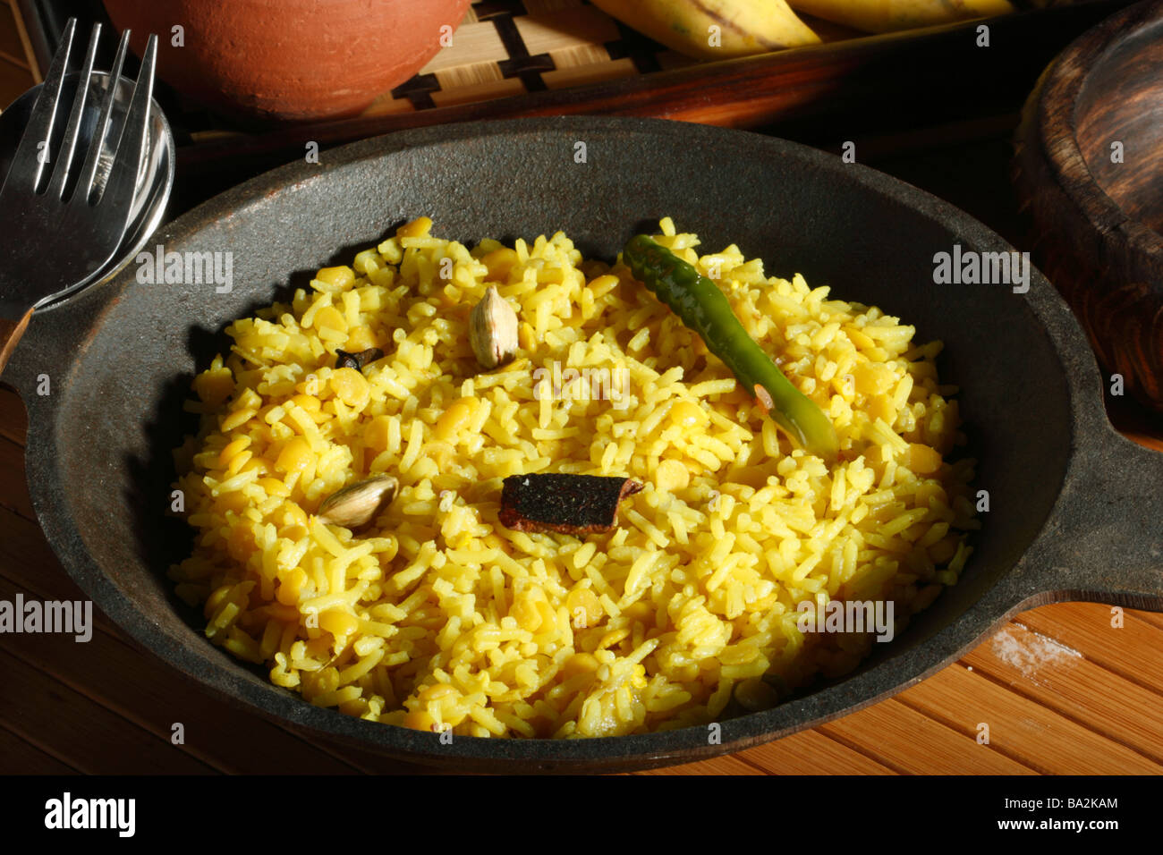 Hyderabadi Khichdi is a rice based dish from hyderabadi cuisine Stock ...