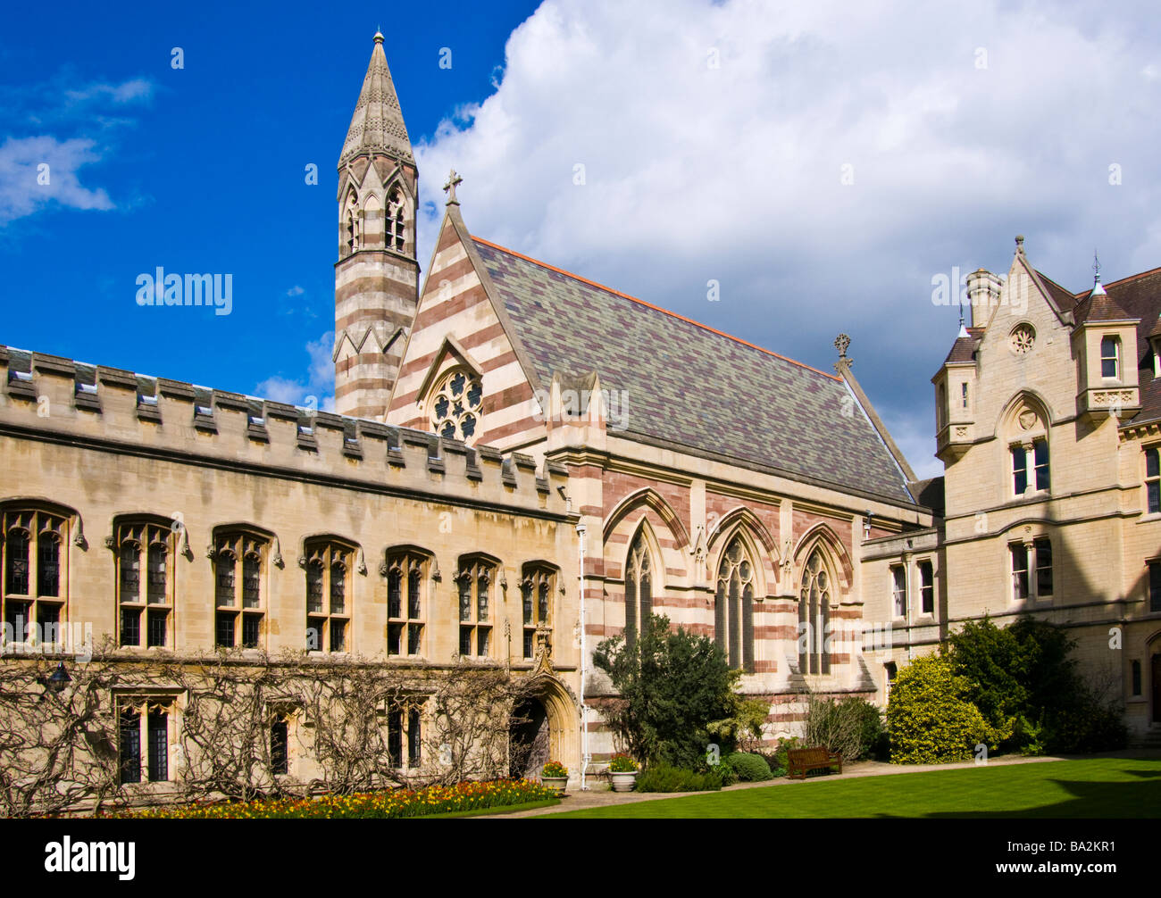 Oxford, England, UK. Balliol College Chapel (William Butterfield; 1856 ...