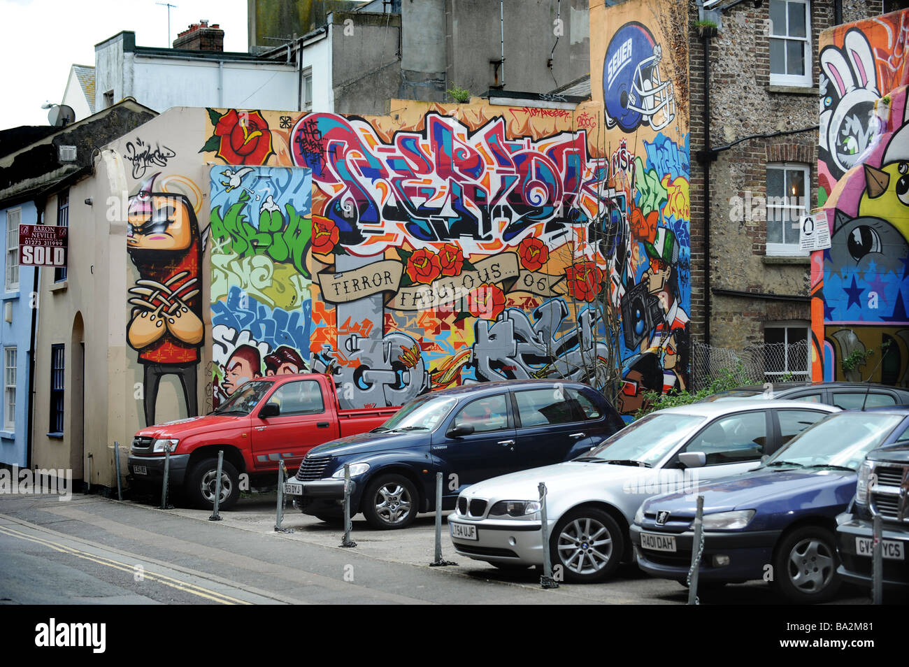 Brighton graffiti grafitti hi-res stock photography and images - Alamy