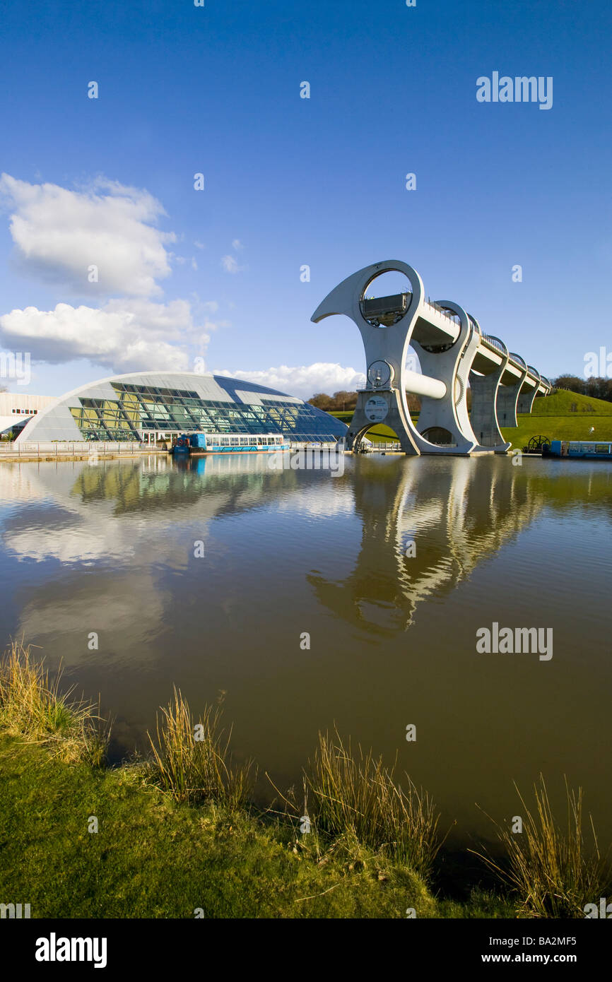 photograph of falkirk wheel central scotland Stock Photo - Alamy