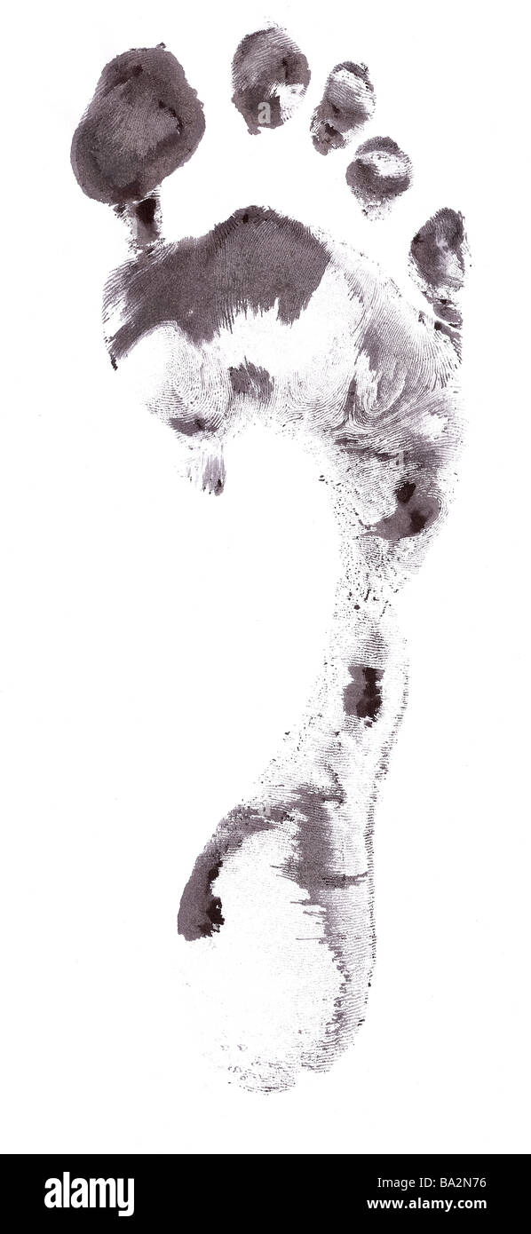 Foot print paint hi-res stock photography and images - Alamy