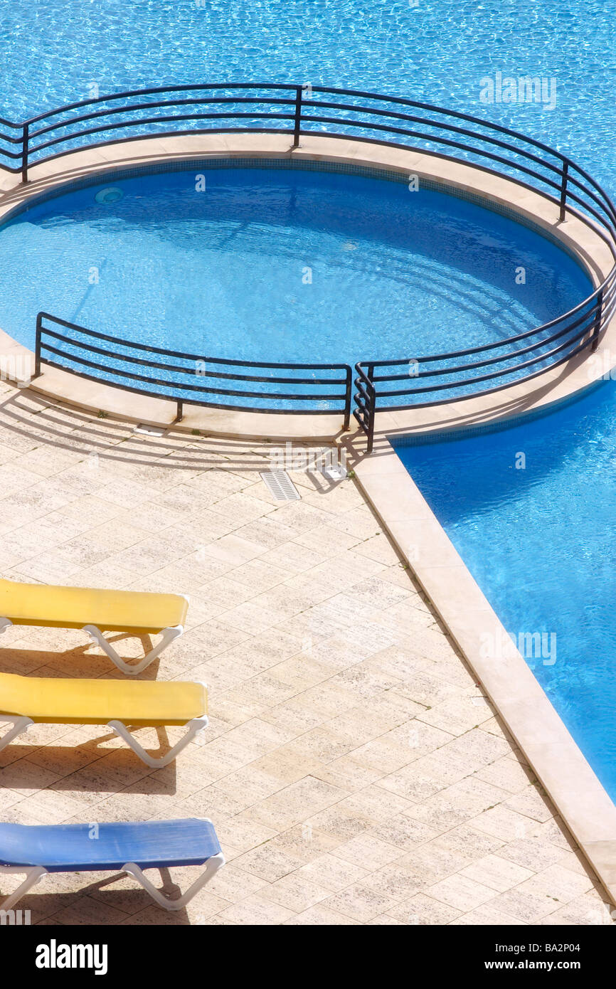 Refreshing in the hotel pool Stock Photo - Alamy