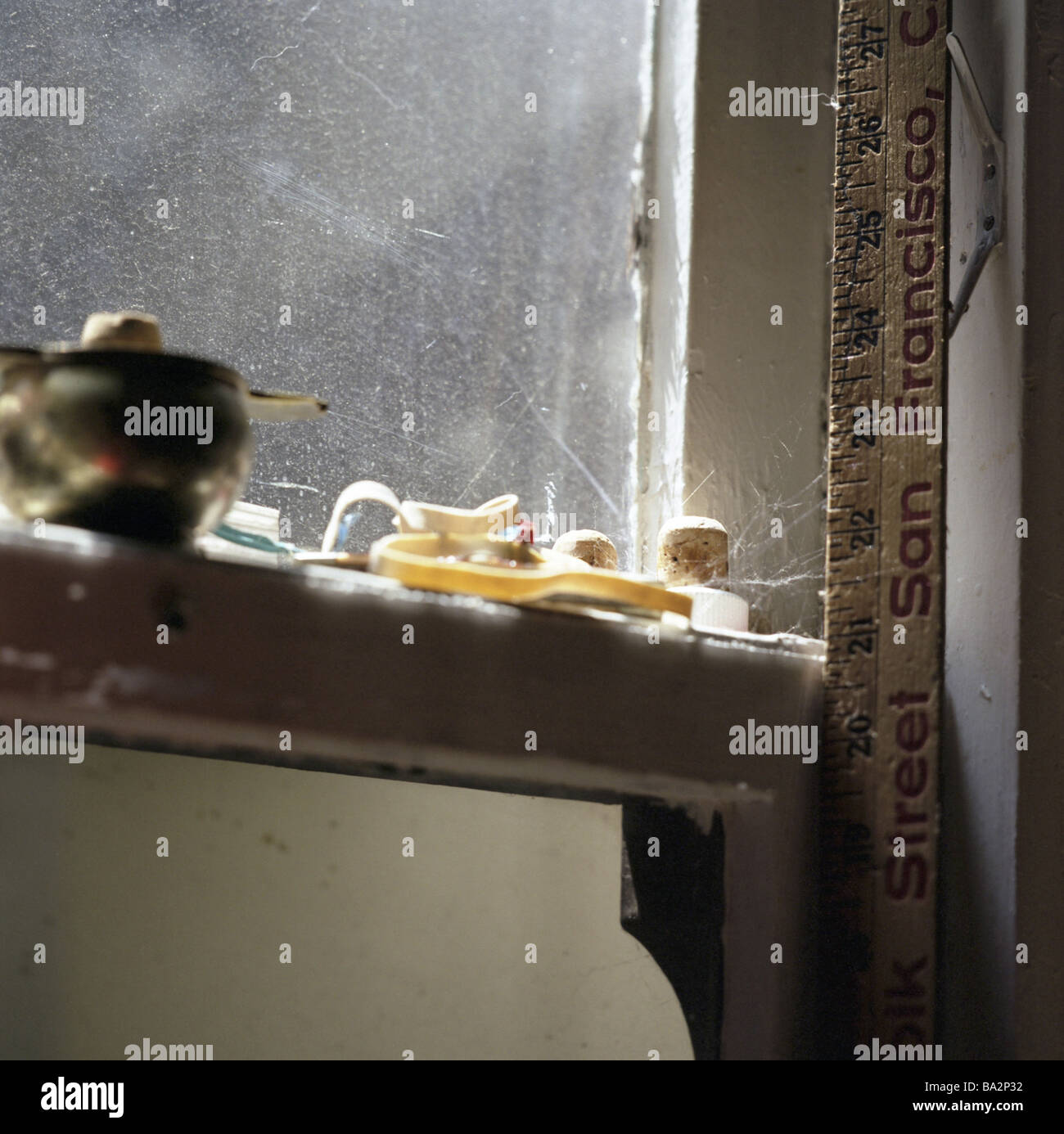 Dusty windowsill hi-res stock photography and images - Alamy