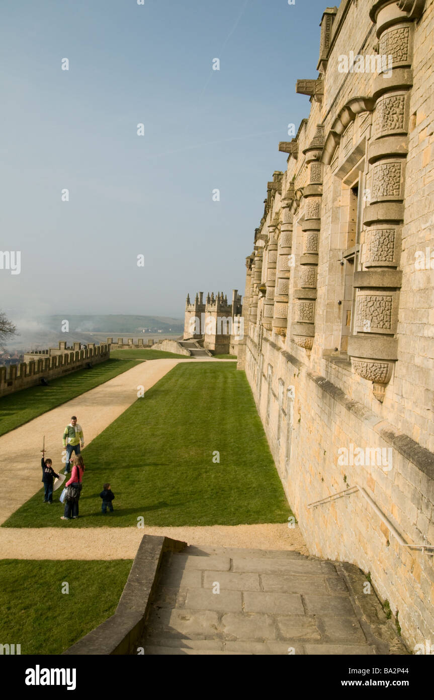 Bolsover Castle Vale of Scarsdale Derbyshire East Midland England Stock ...