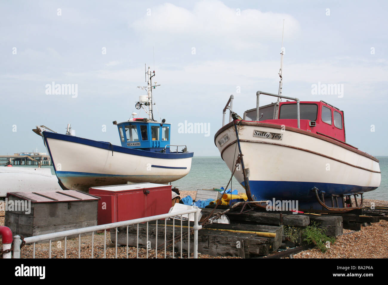 Fishing Boats in Whitstable Stock Photo - Alamy
