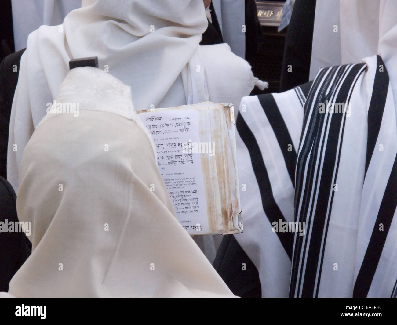 Religious Jews in Prayer Shawls at The Blessing of the Sun at The ...