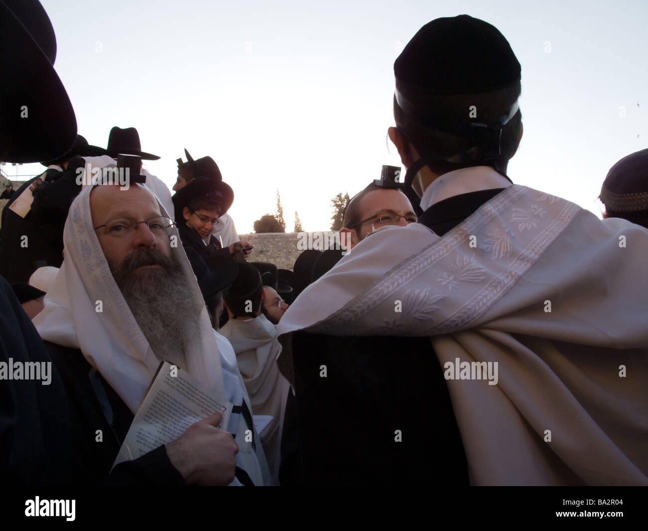 The Blessing of the Sun at The Wailing Wall Stock Photo - Alamy