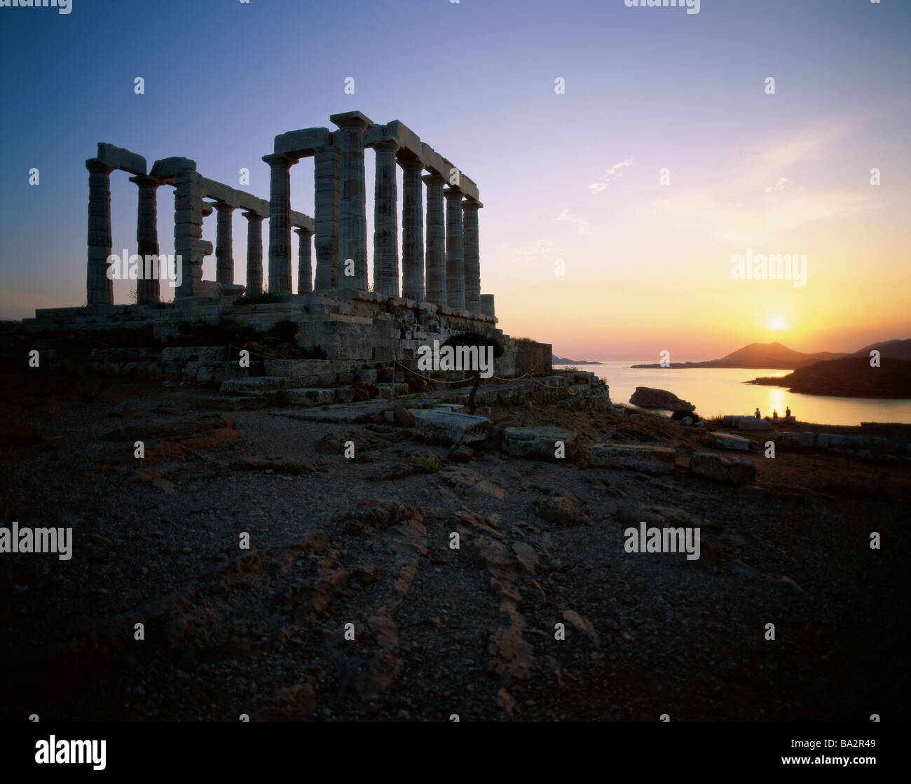 Sunion temple hi-res stock photography and images - Alamy