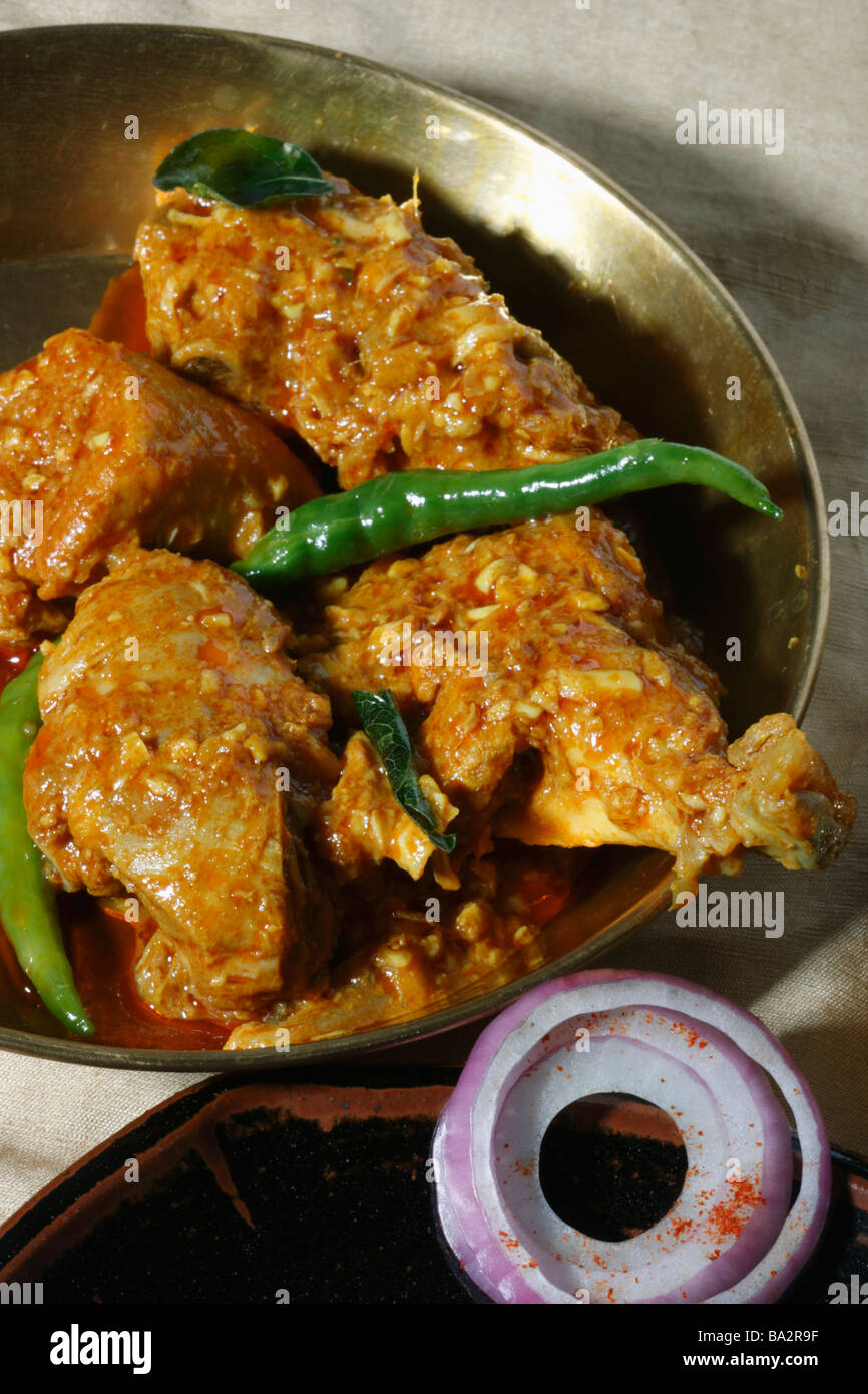 Chicken Hyderabadi is a spicy chicken curry from hyderabad in which ...