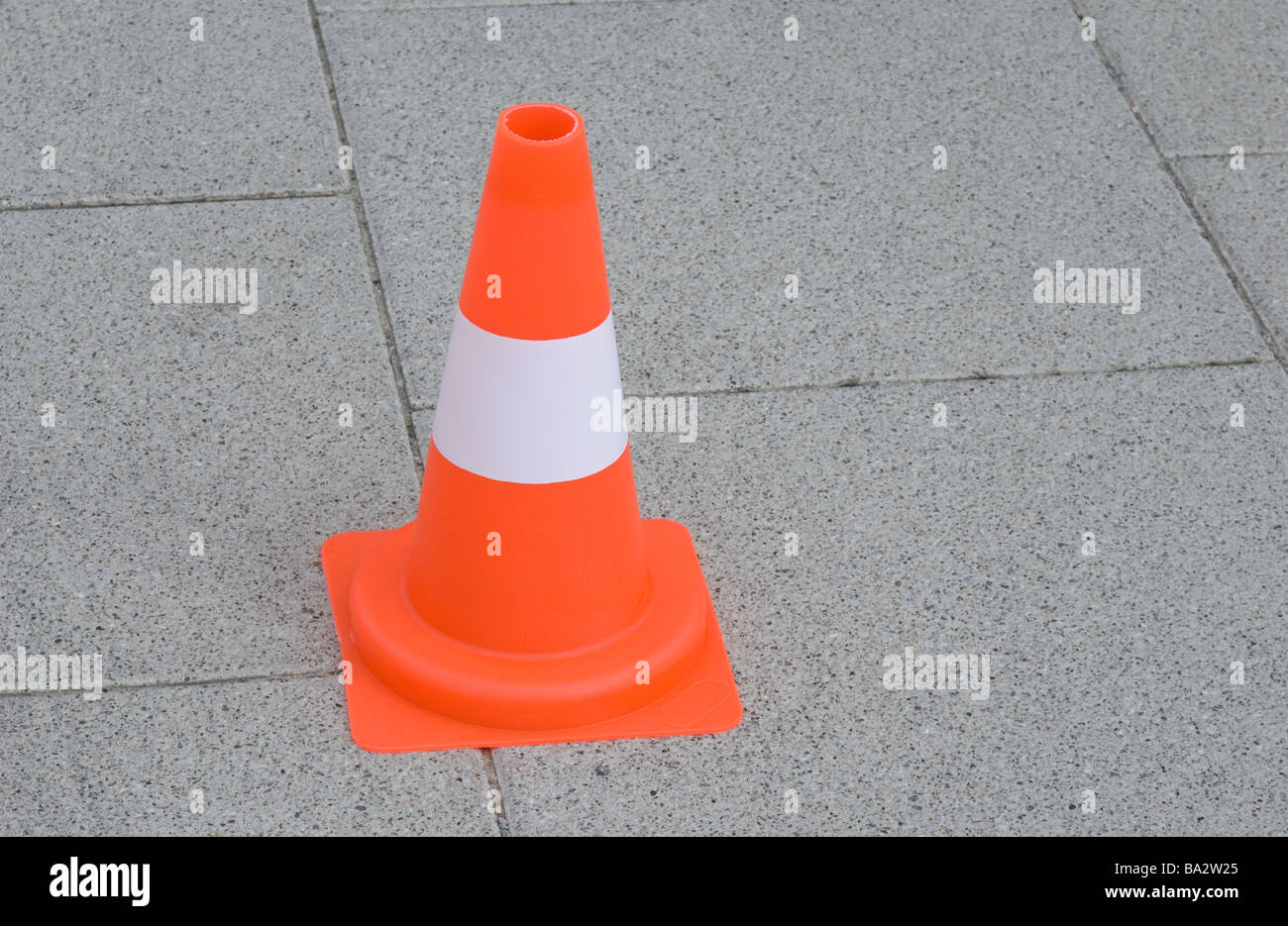 traffic cone on the street Stock Photo - Alamy