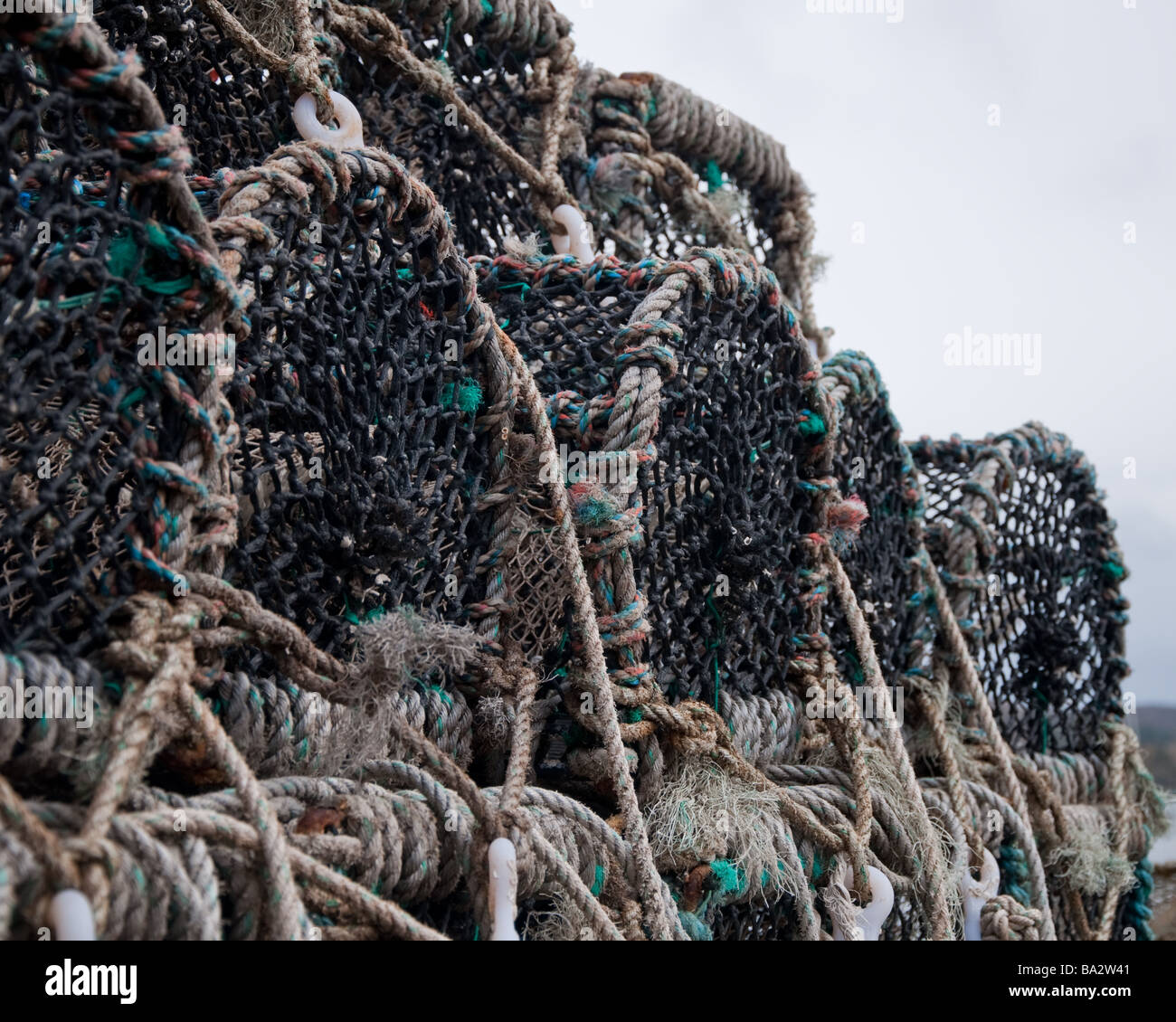 Fishing nets and creels hi-res stock photography and images - Alamy