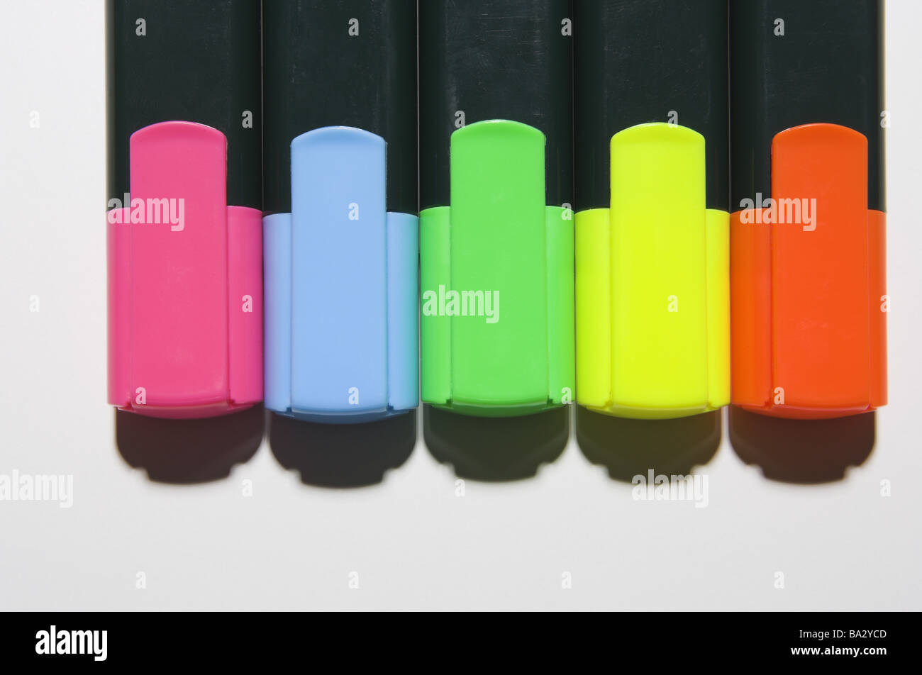 Light-pens differently-colorfully detail from above series stationery ...