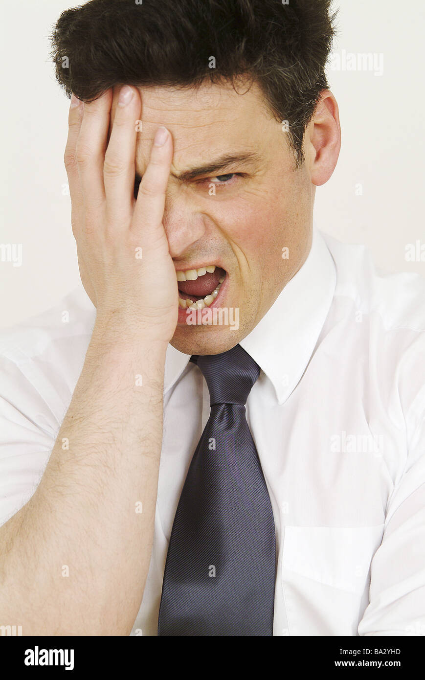 Screaming man aggressively hi-res stock photography and images - Alamy