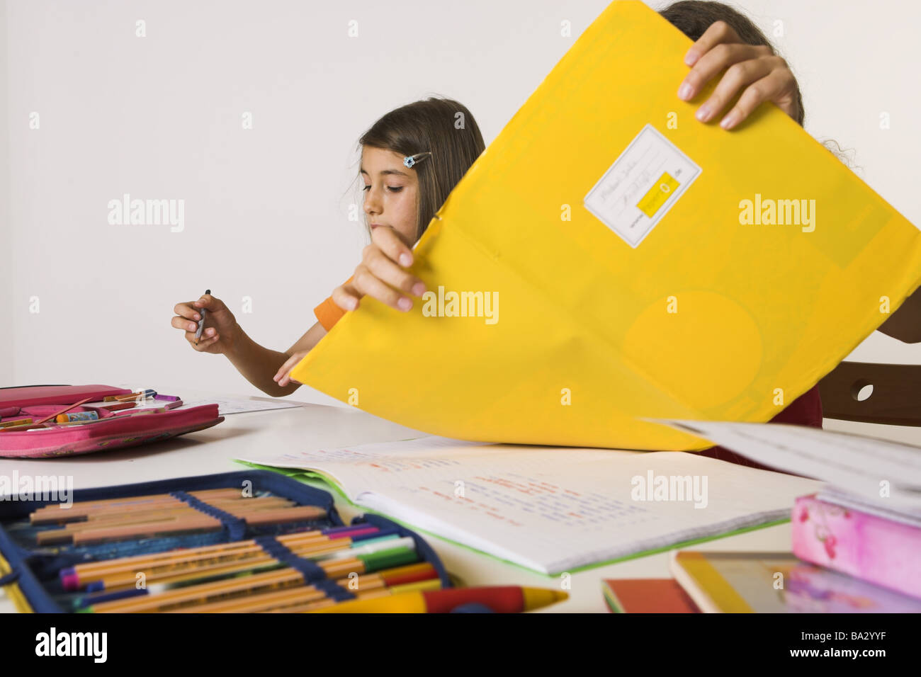 School schoolchildren schoolgirl schoolgirls hi-res stock photography ...