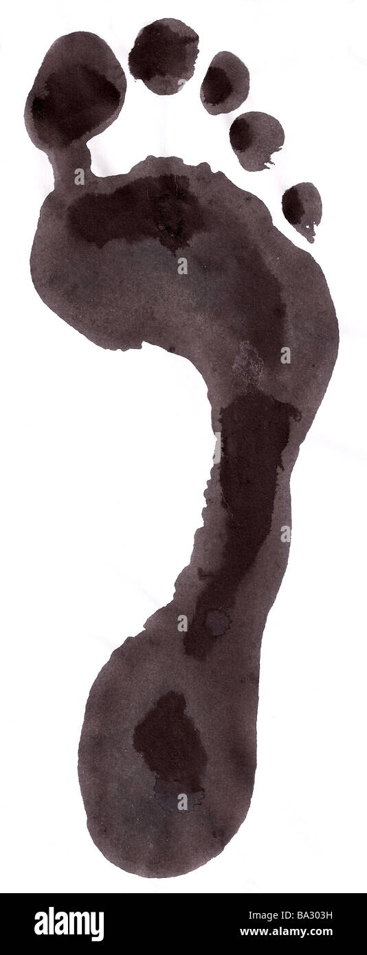 Paint with foot hi-res stock photography and images - Alamy