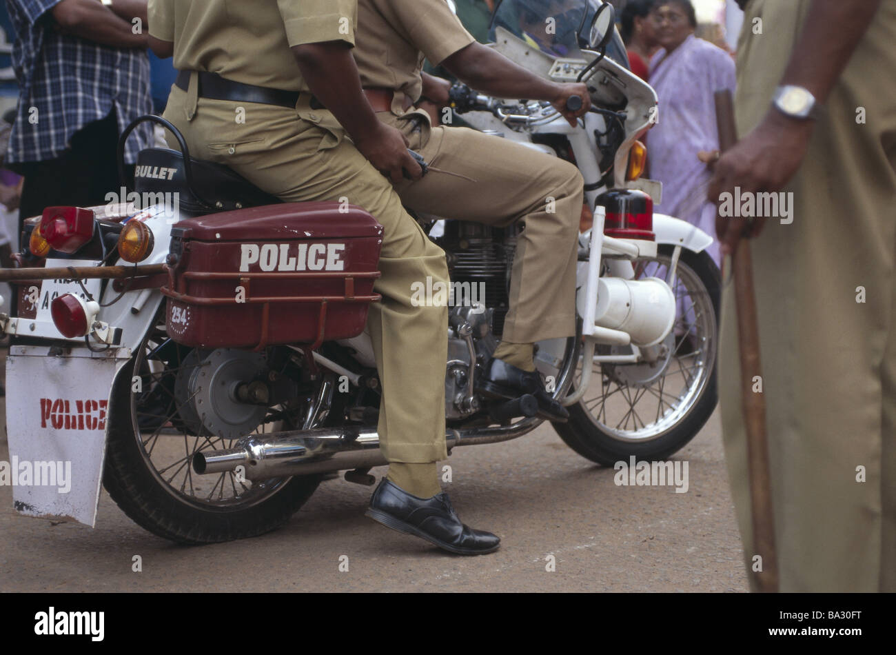 Indian Police Bike
