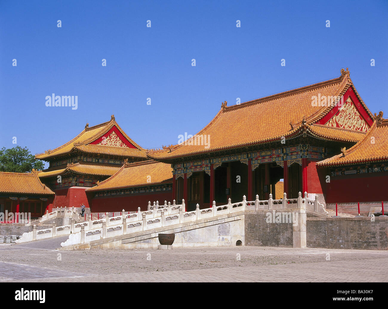 China Peking inside city emperor-city forbidden city main-yard hall of ...