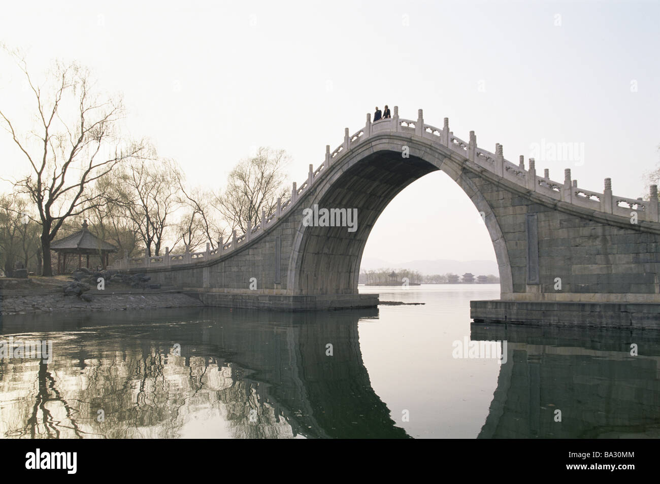 China Peking summer-palace sea jade-belt-bridge Asia Eastern Asia ...