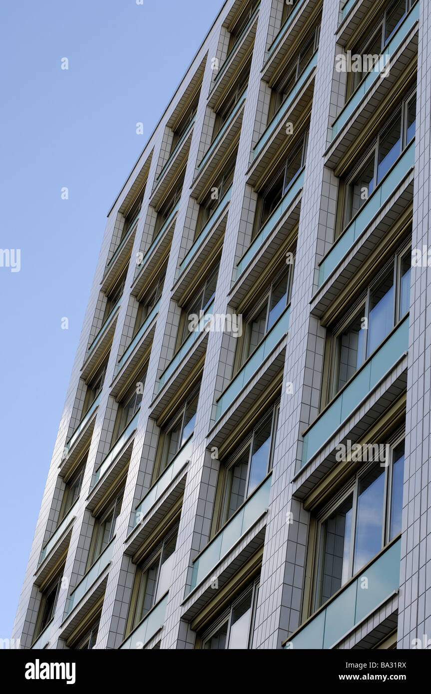 Germany Cologne office-high-rise facade detail office-house high-rise ...