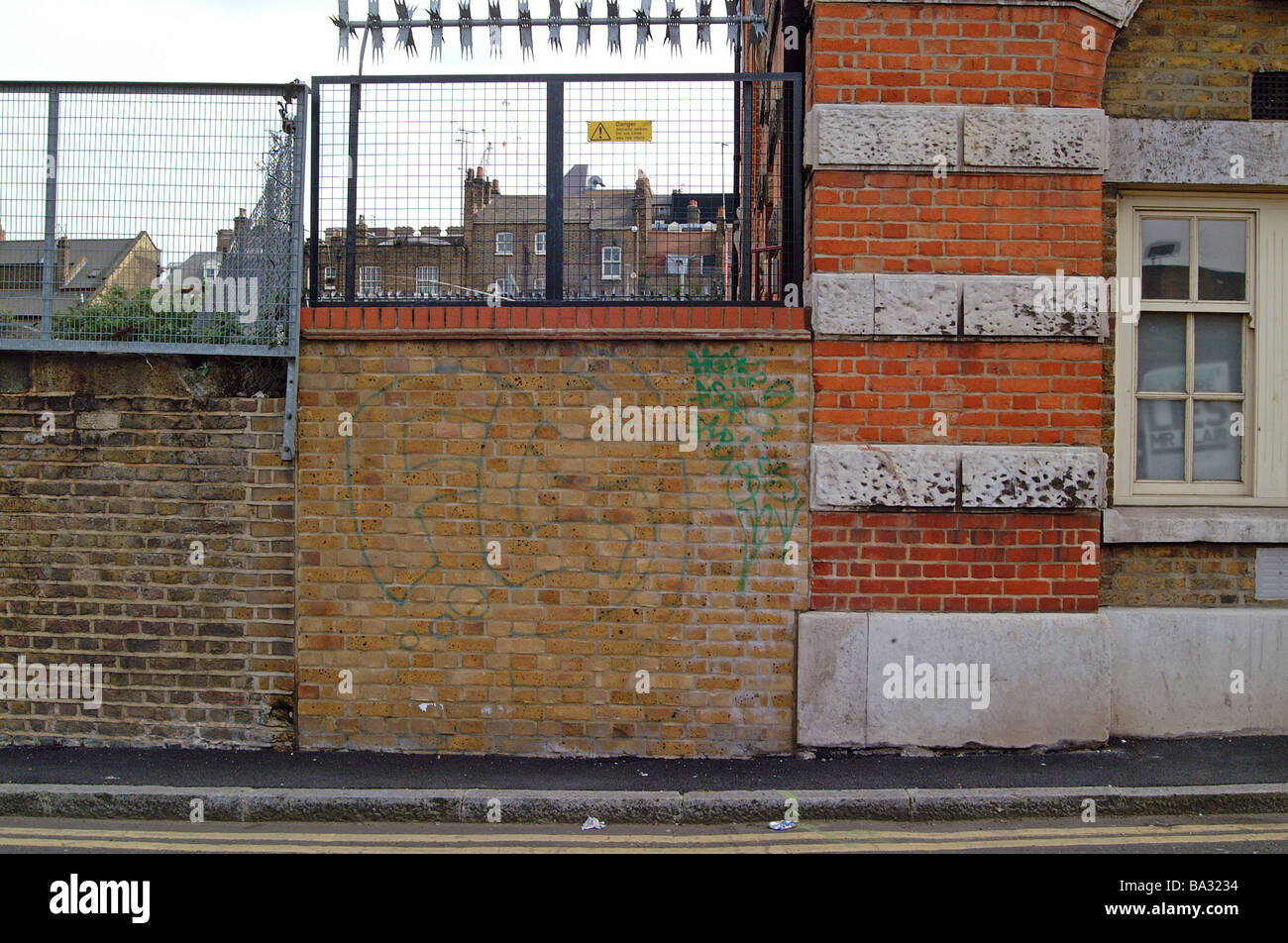 location of jack the ripper murder victim mary anne nichols Stock Photo - Alamy