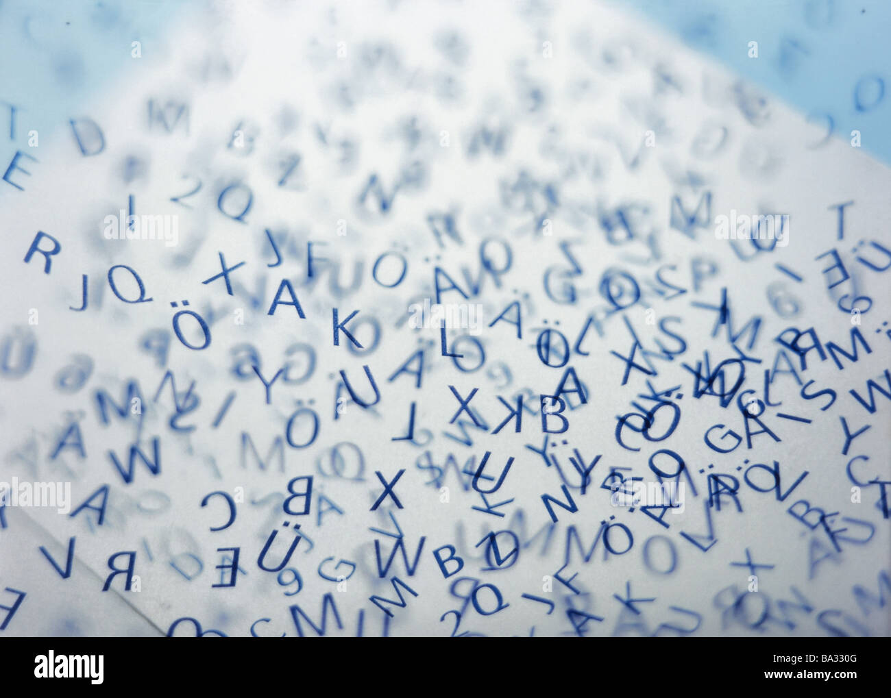 Multiple-exposure letters alphabet Abc signs letter-combination letter ...