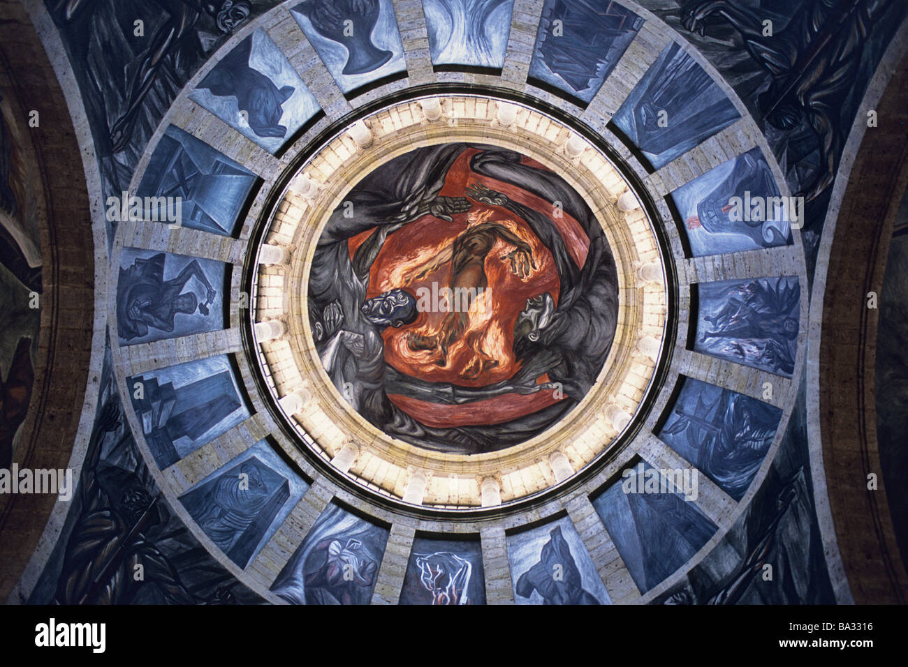 Jose Clemente Orozco Man Of Fire Catharsis, 1934 Jose Clemente