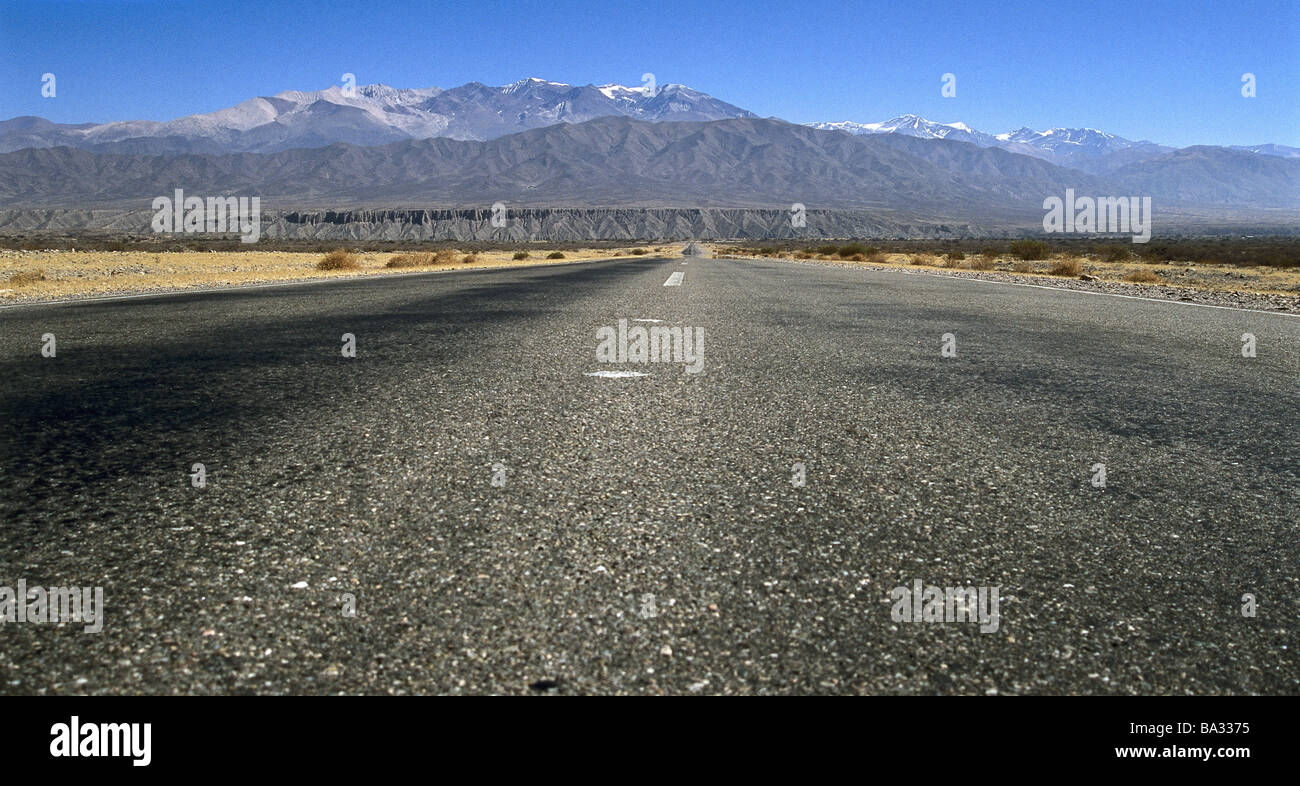 Argentina Andes desert Atacama street Latin America South America ...