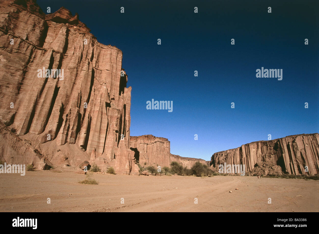 Argentina Andes desert Atacama Talampaya national-park rock-formations ...