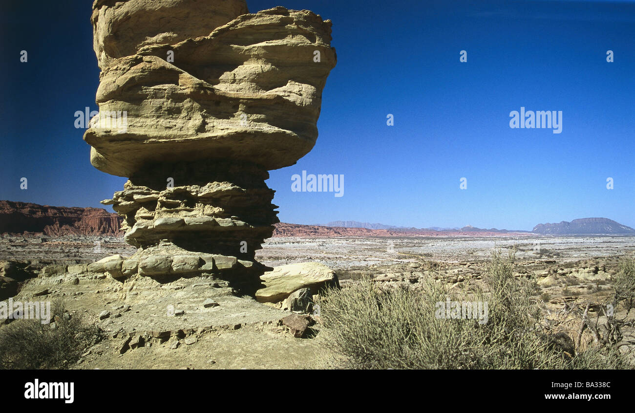 Argentina Andes desert Atacama Ischigualasto national-park rock ...