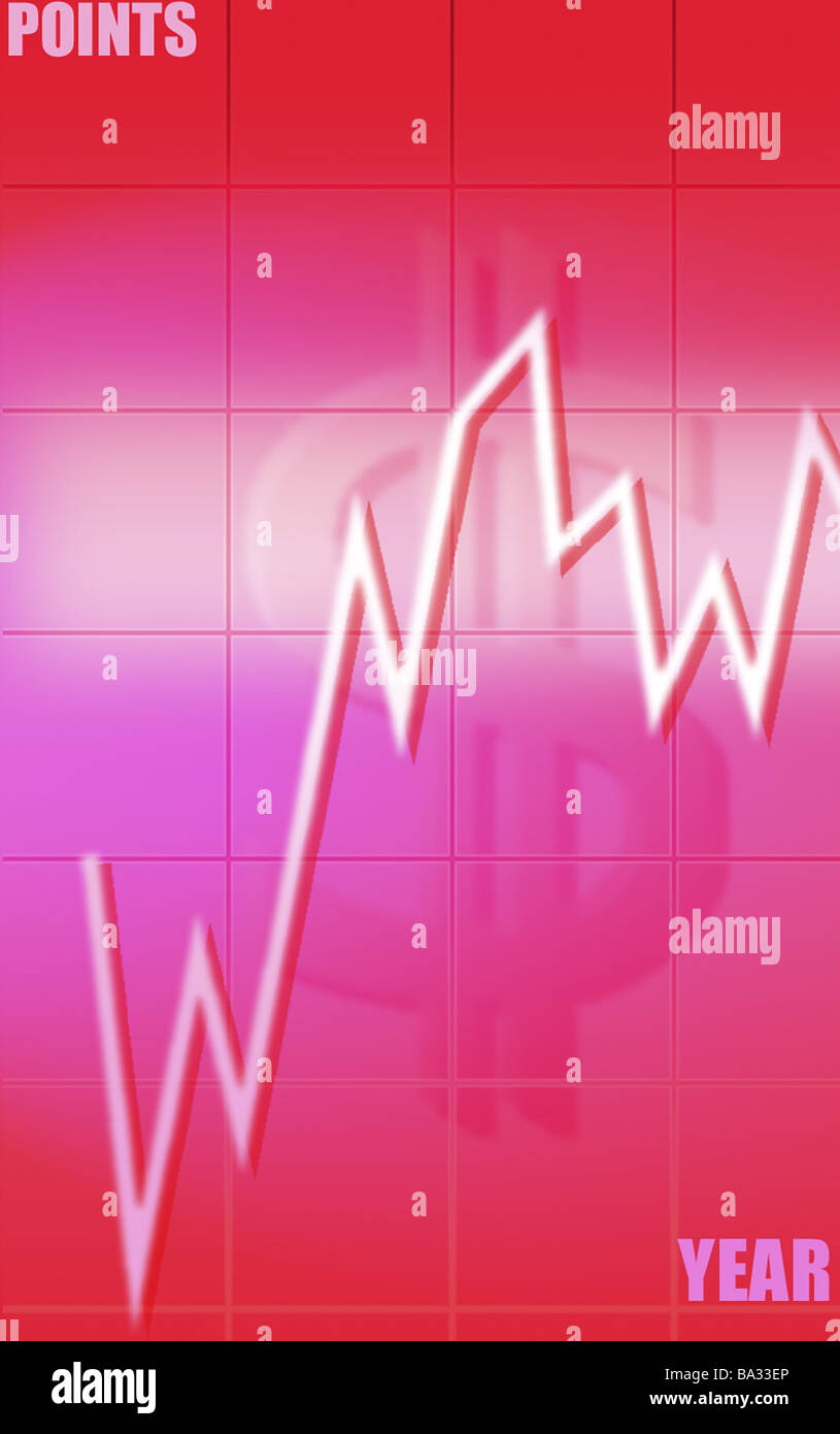 Illustration scale dollar-signs balance-curve series climbs shares ...