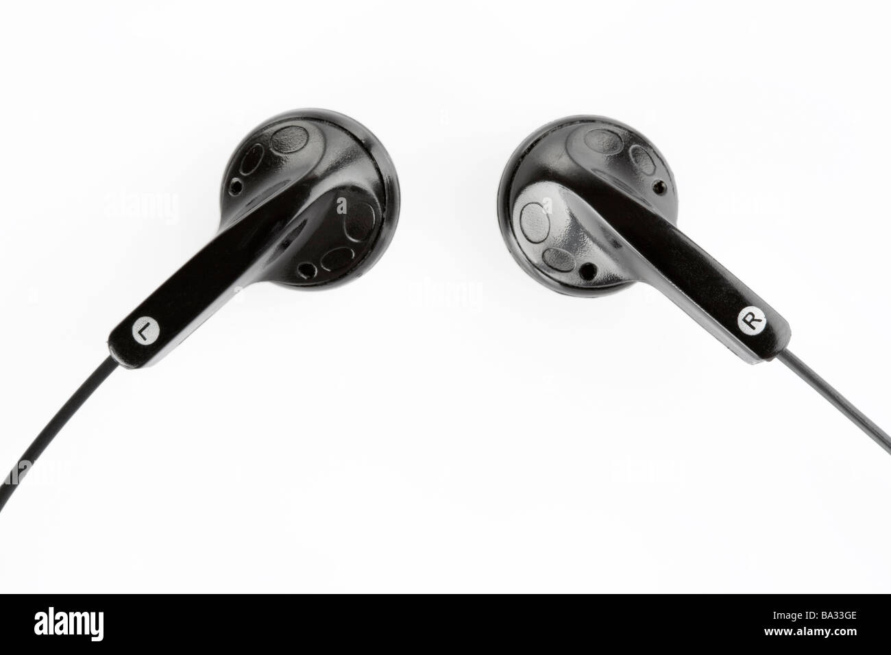 Earphones cut out hi-res stock photography and images - Alamy