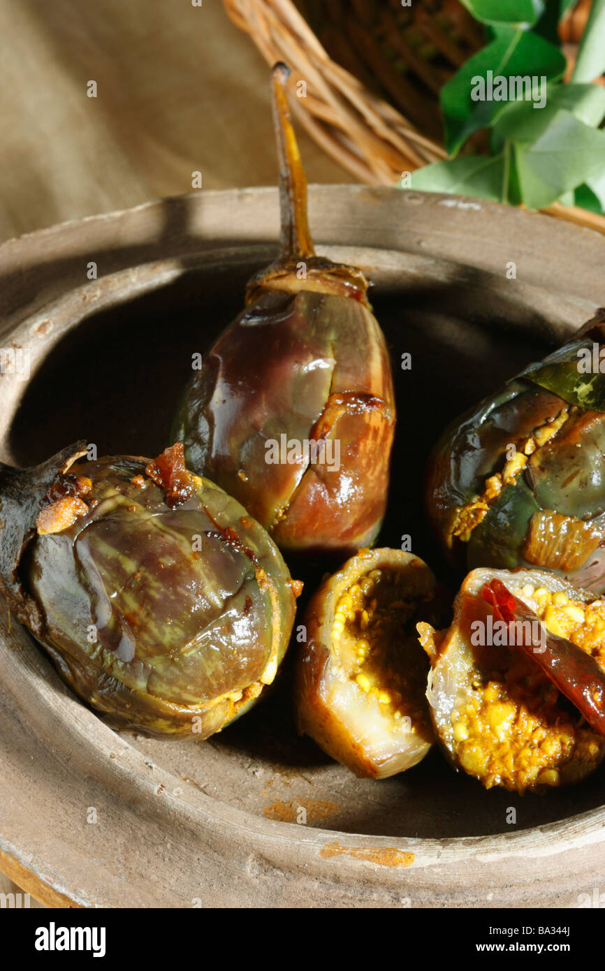 Bagara baingan is a traditional Hyderabadi dish made from eggplant and ...