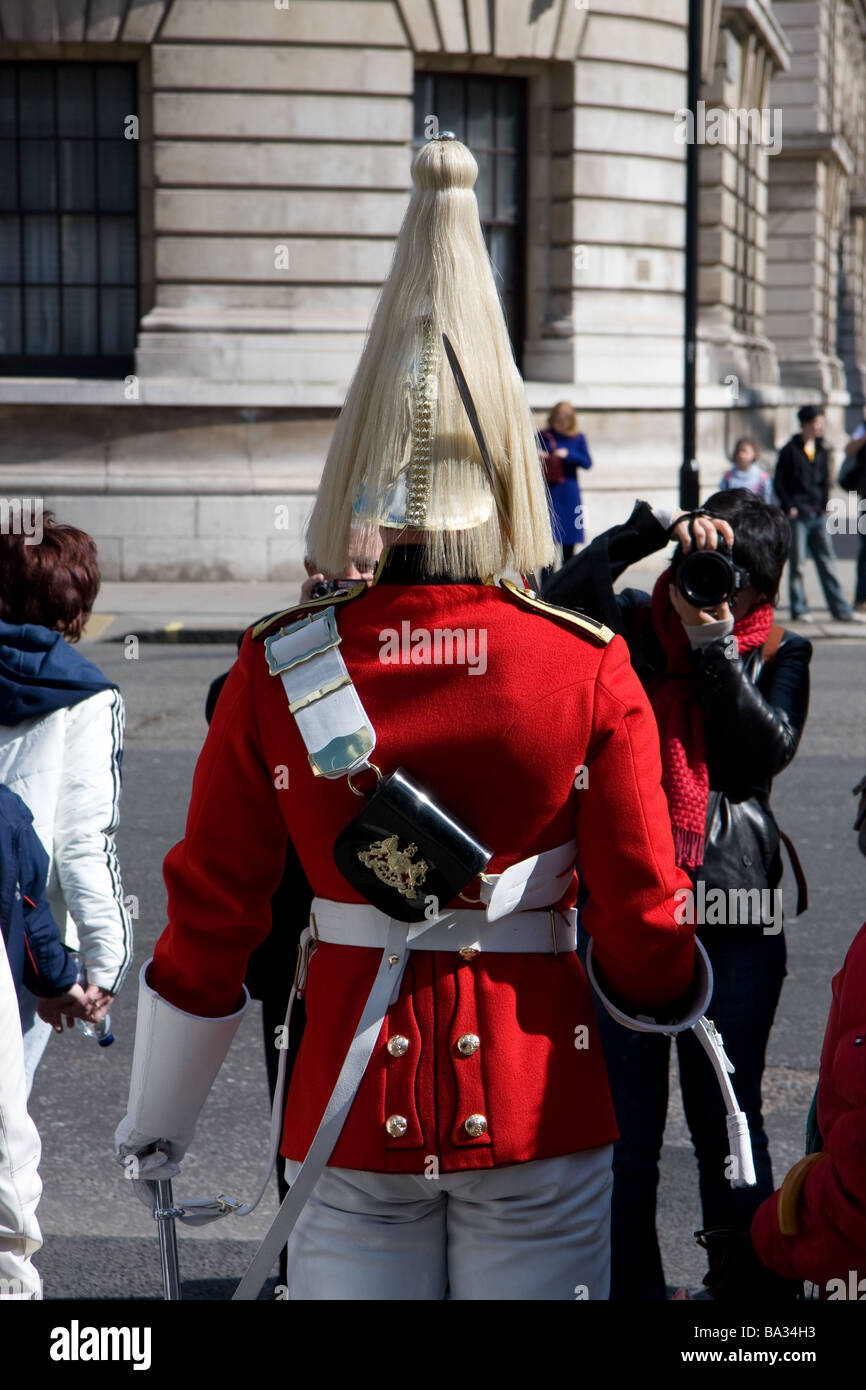 london england uk household cavalry guard sword helmet dress Stock ...