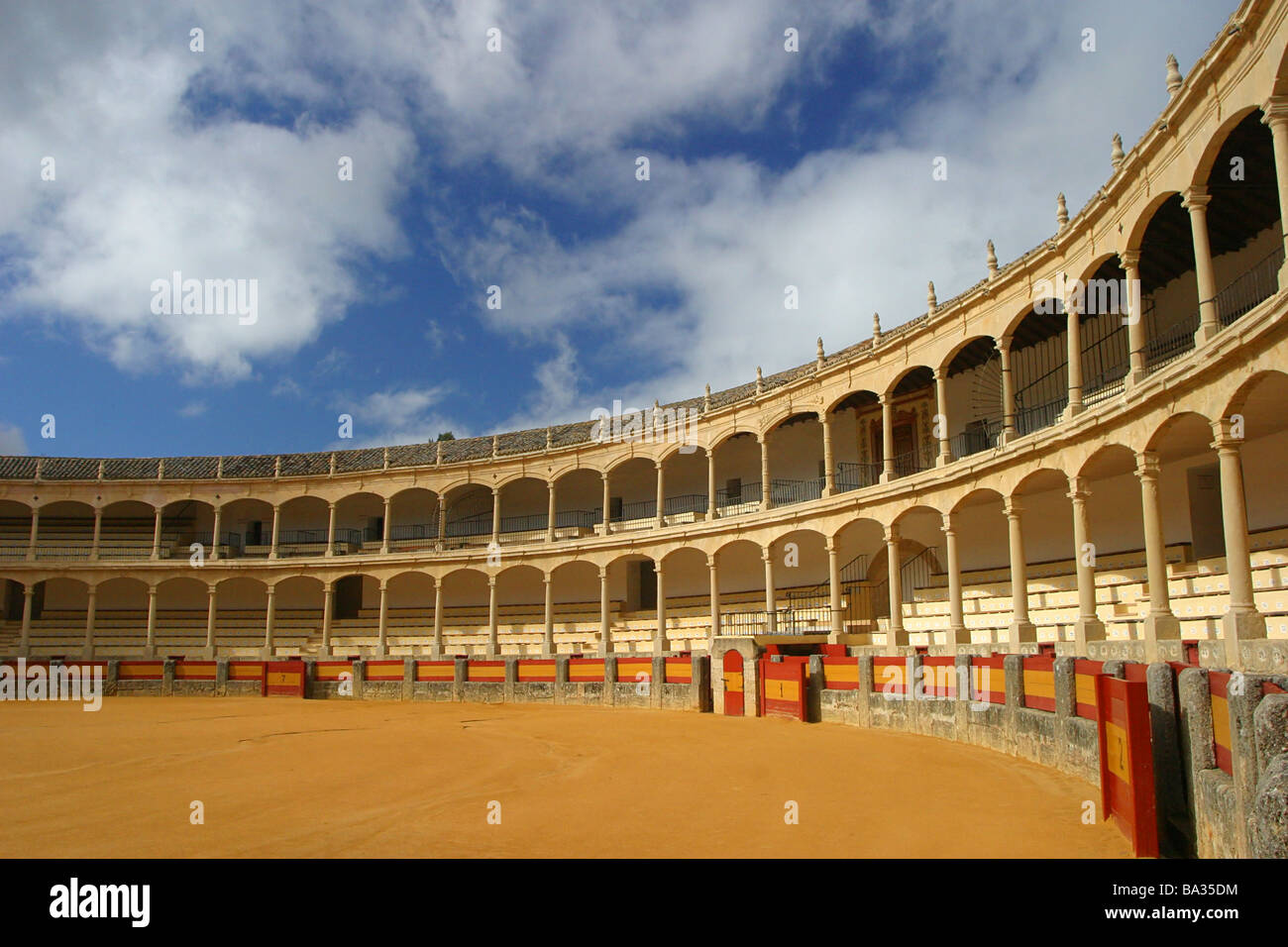 Bullring Ronda Spain Stock Photo - Alamy