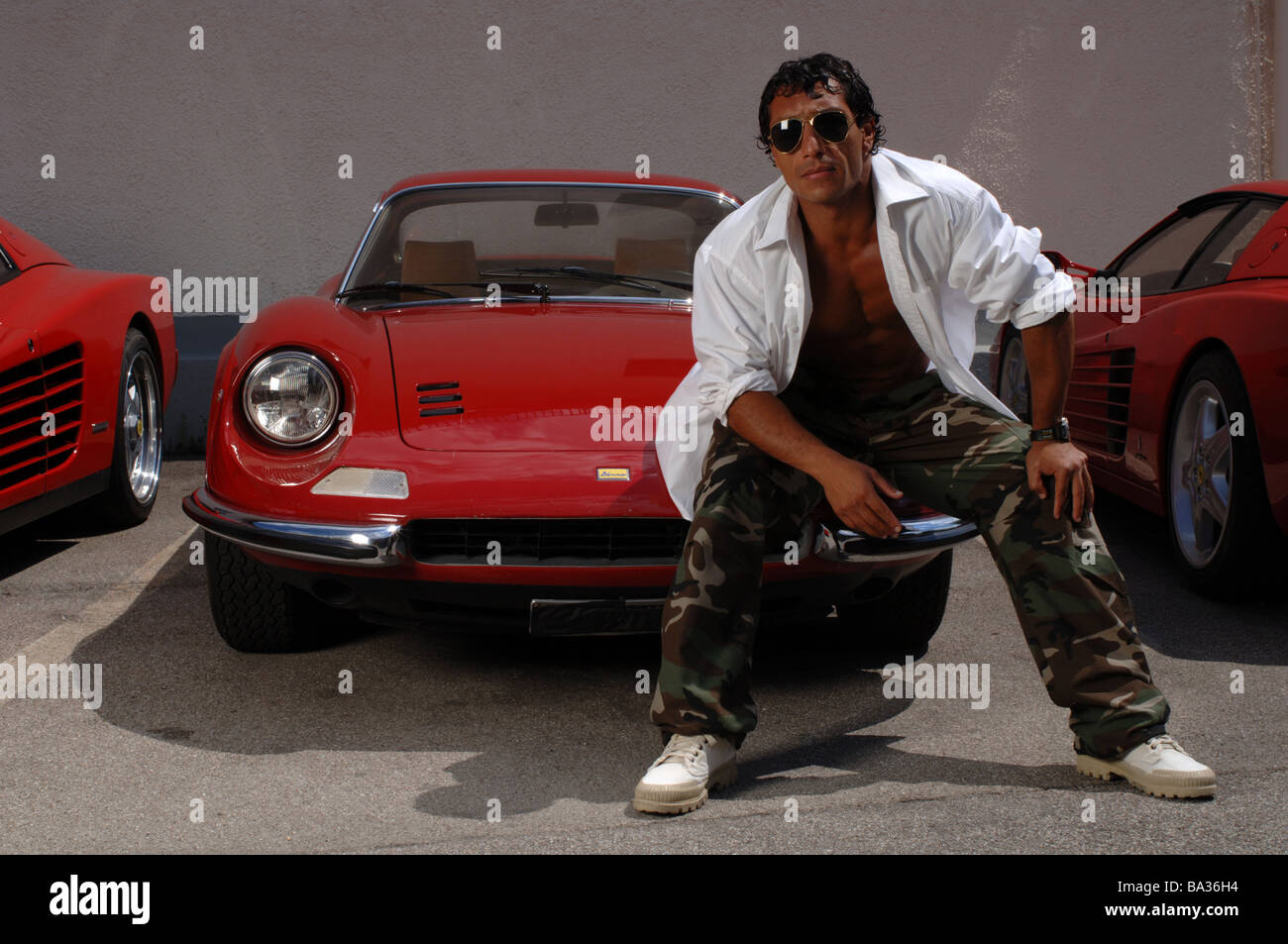 Ferrari fender hi-res stock photography and images - Alamy