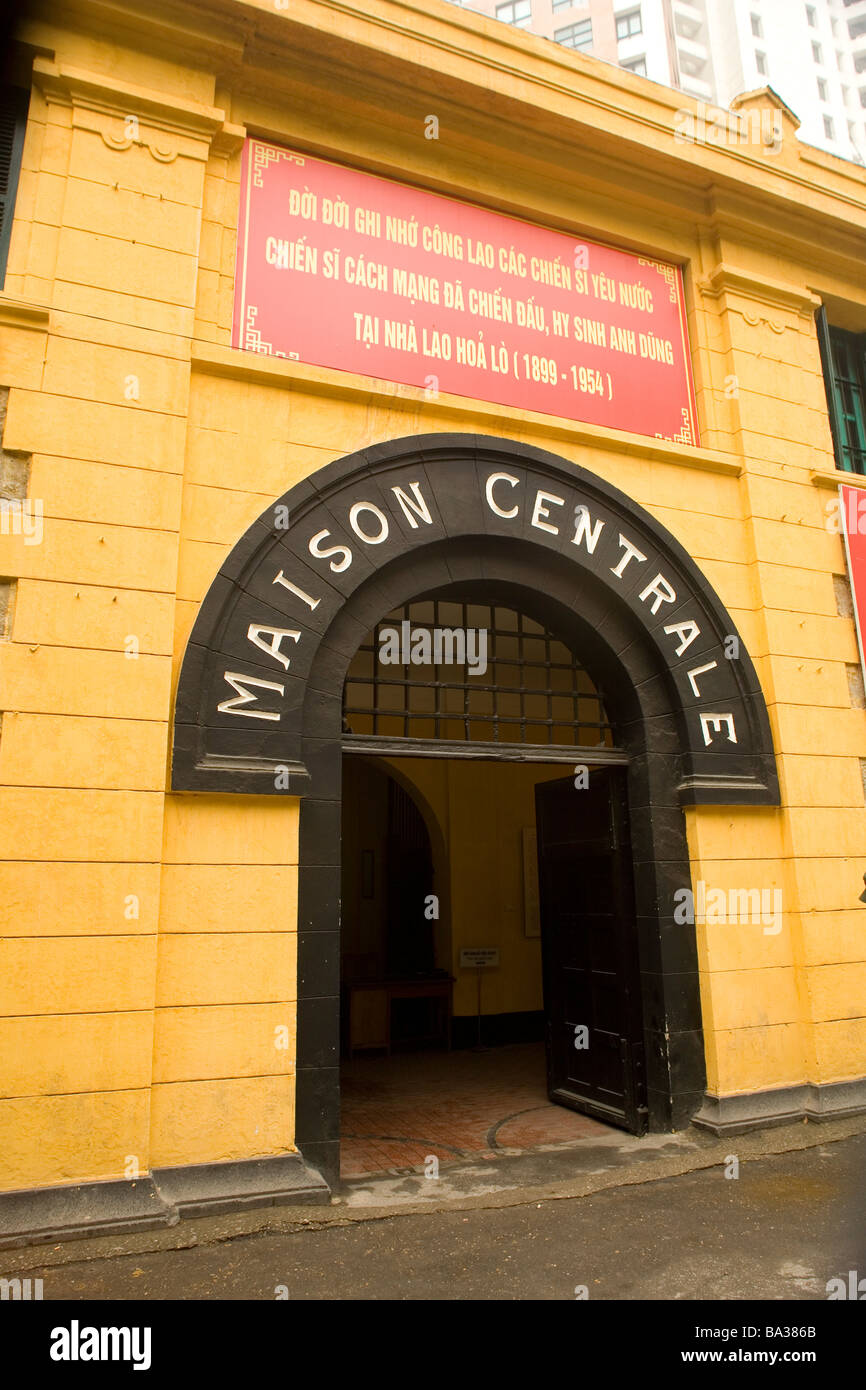 Hoa Lo Prison or "Hanoi Hilton" where US prisoners of war were held in ...