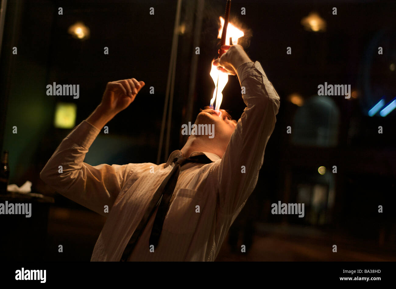 Fire eating circus hi-res stock photography and images - Alamy