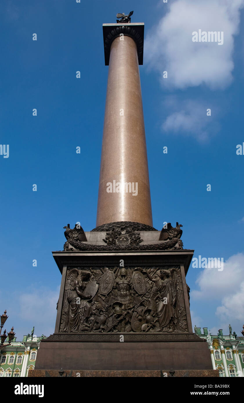 The Alexander Column in the Palace Square. The State Hermitage Museum ...